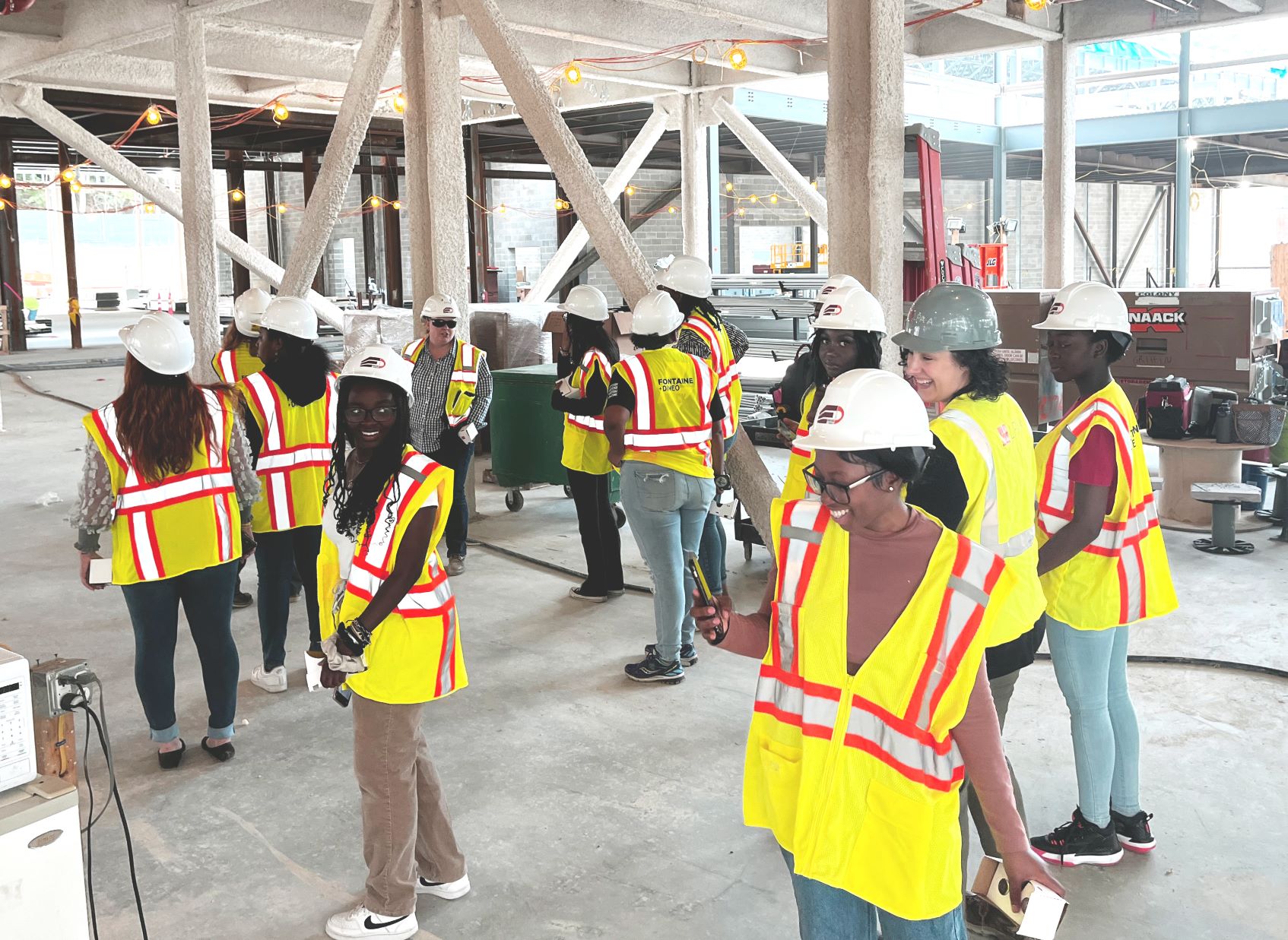 Girls Inc Eureka! Program Visits LPA|A, Construction Site – Lamoureux ...